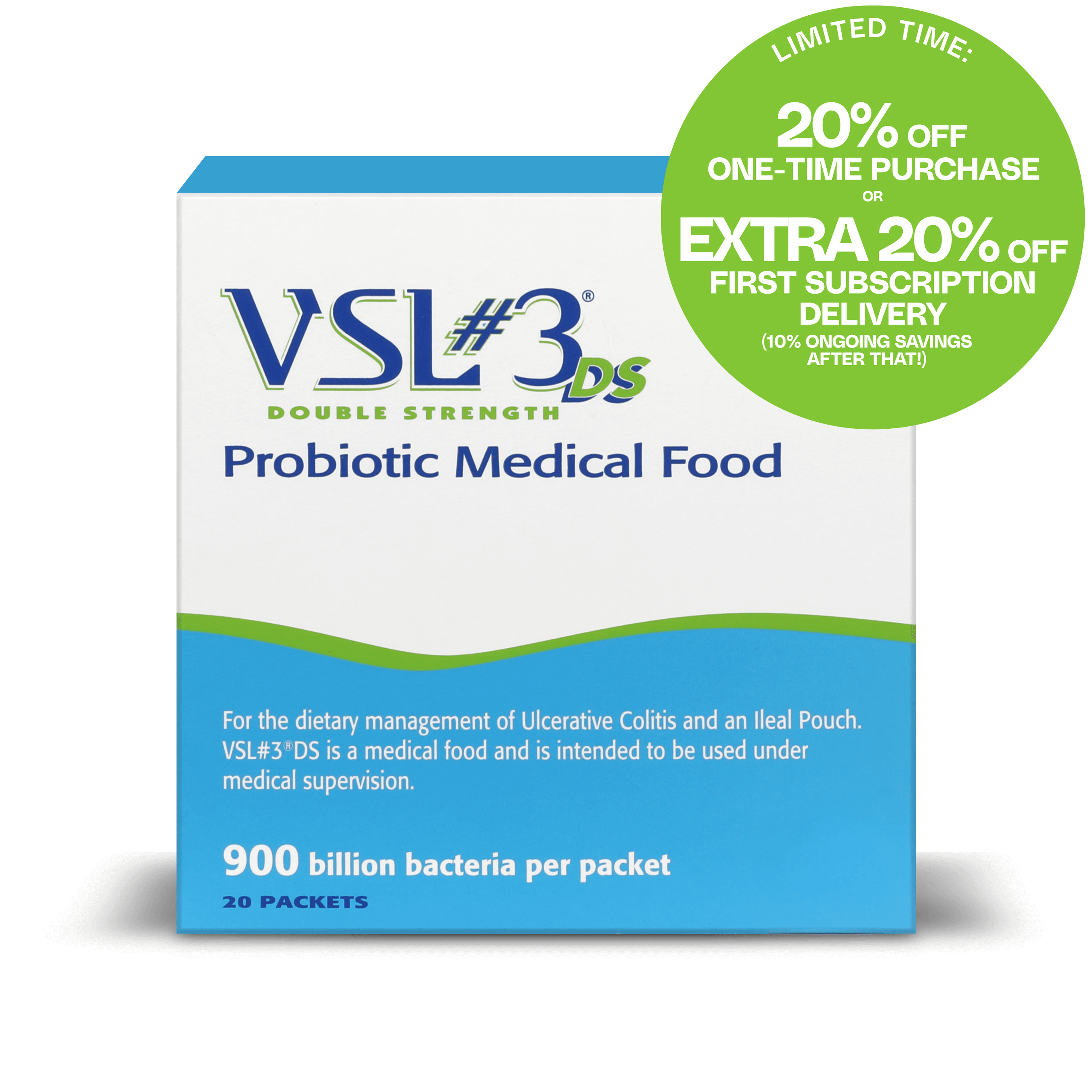 VSL#3 IBS Probiotic Packets - Choose From A Variety Of VSL#3 Probiotic ...